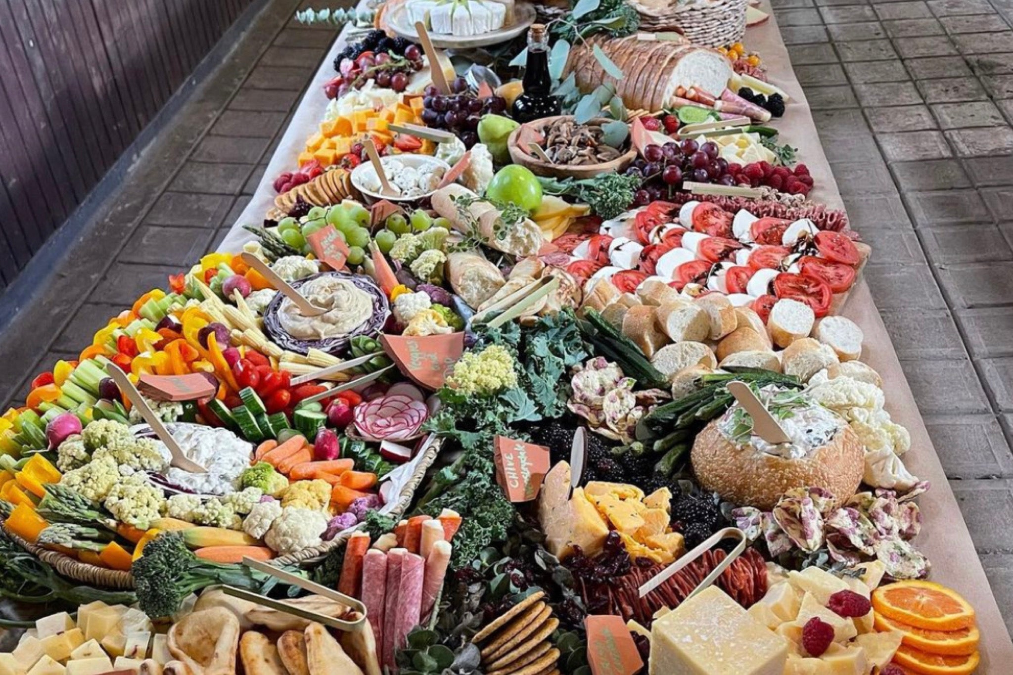 shrimp and crab cocktail mini gourmet sandwiches themed tables ...